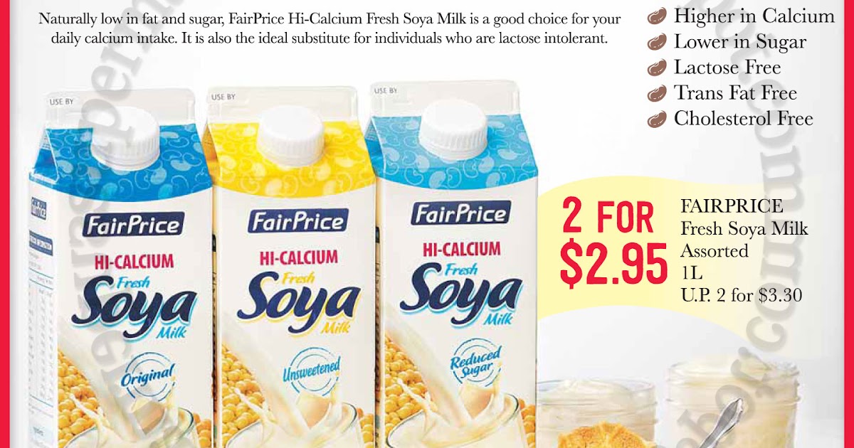 NTUC FairPrice Fresh Soya Milk 20 October - 02 November 2017 ...