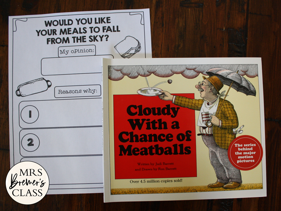 Cloudy With a Chance of Meatballs | Mrs. Bremer's Class