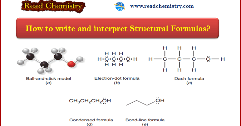 How to write and interpret Structural Formulas? - Read Chemistry