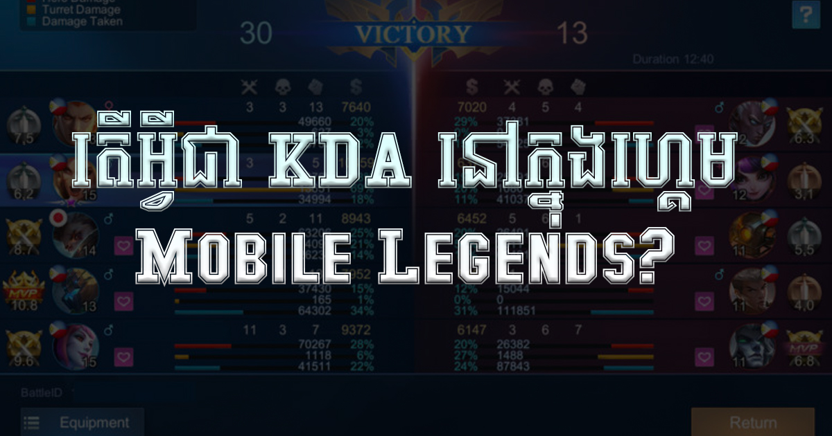 What is KDA in MLBB?