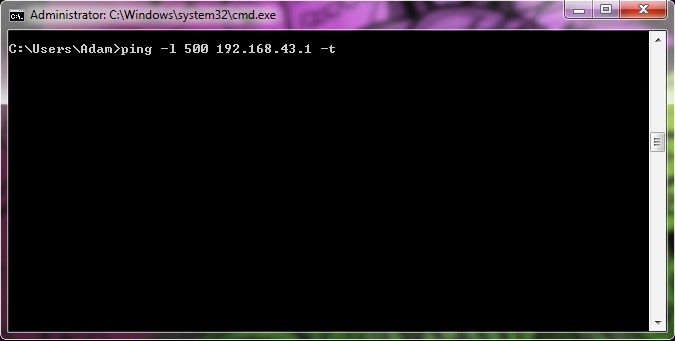 Cara ping DNS Server menggunakan CMD pada windows