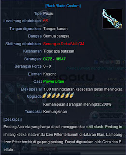 Damage Semua Senjata Relic Level 55 +7 RF Online