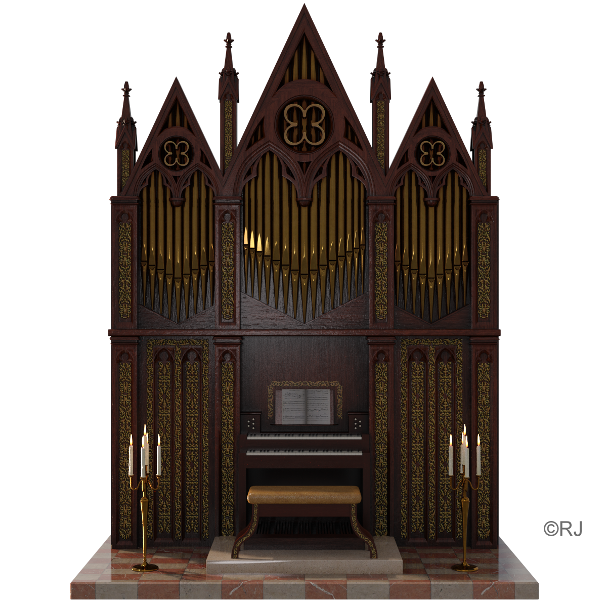 RJs Bits Bobs Props & Pieces: Pipe Organ
