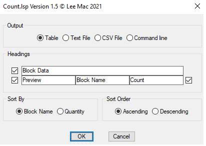 Auto-Count Blocks in AutoCAD [.LISP]