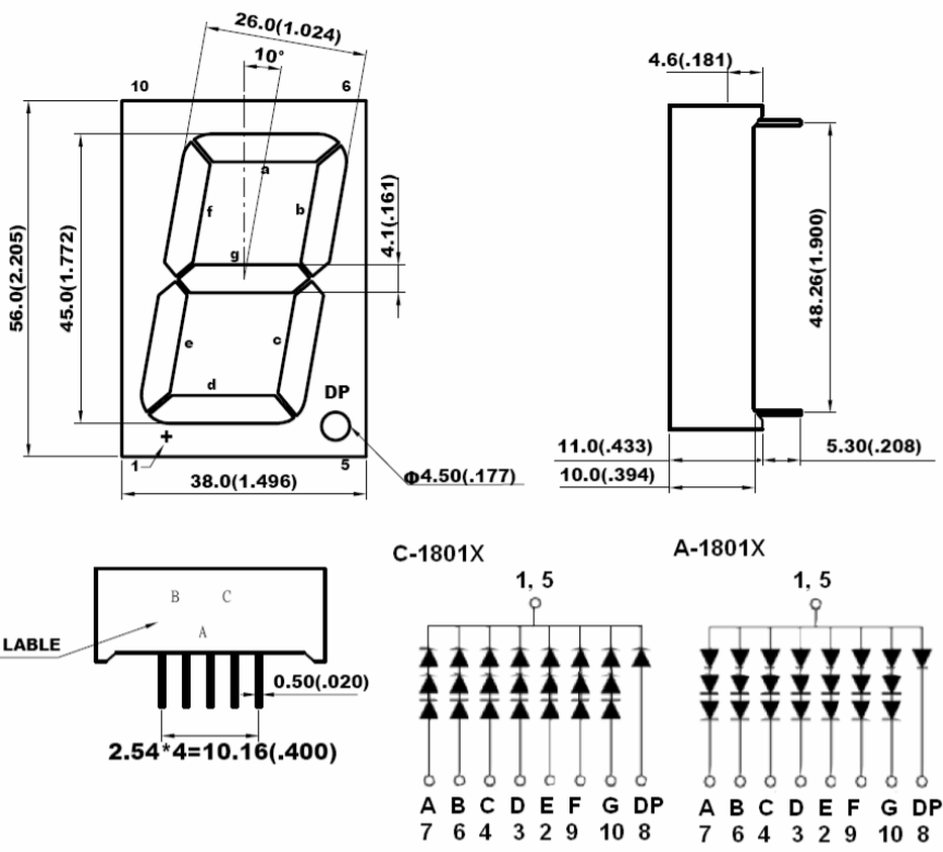 Arriba 92 Foto Diagrama De Display De 7 Segmentos Lle
