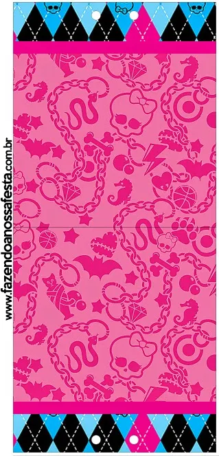 Pink Monster High: Free Printable Candy Bar Labels. - Oh My Fiesta! in ...