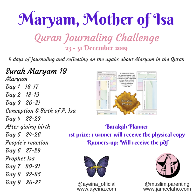 Muslim Parenting: Maryam, Mother of Prophet Isa: Lessons for Motherhood