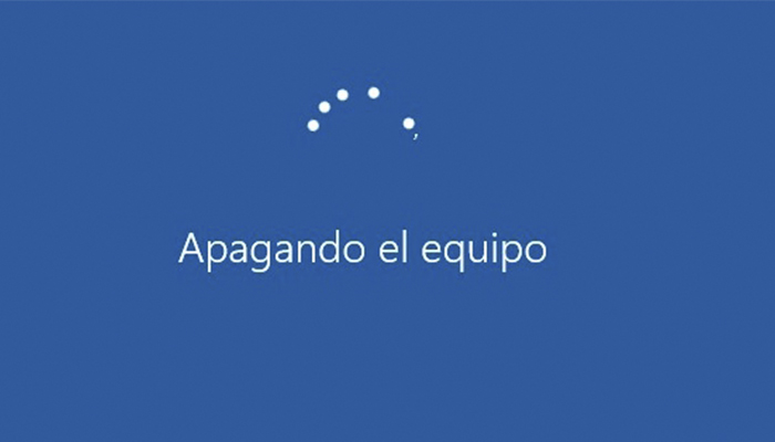 Programar el apagado automático en Windows 10