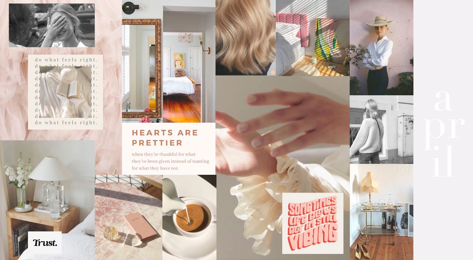 April Moodboard + Mindset