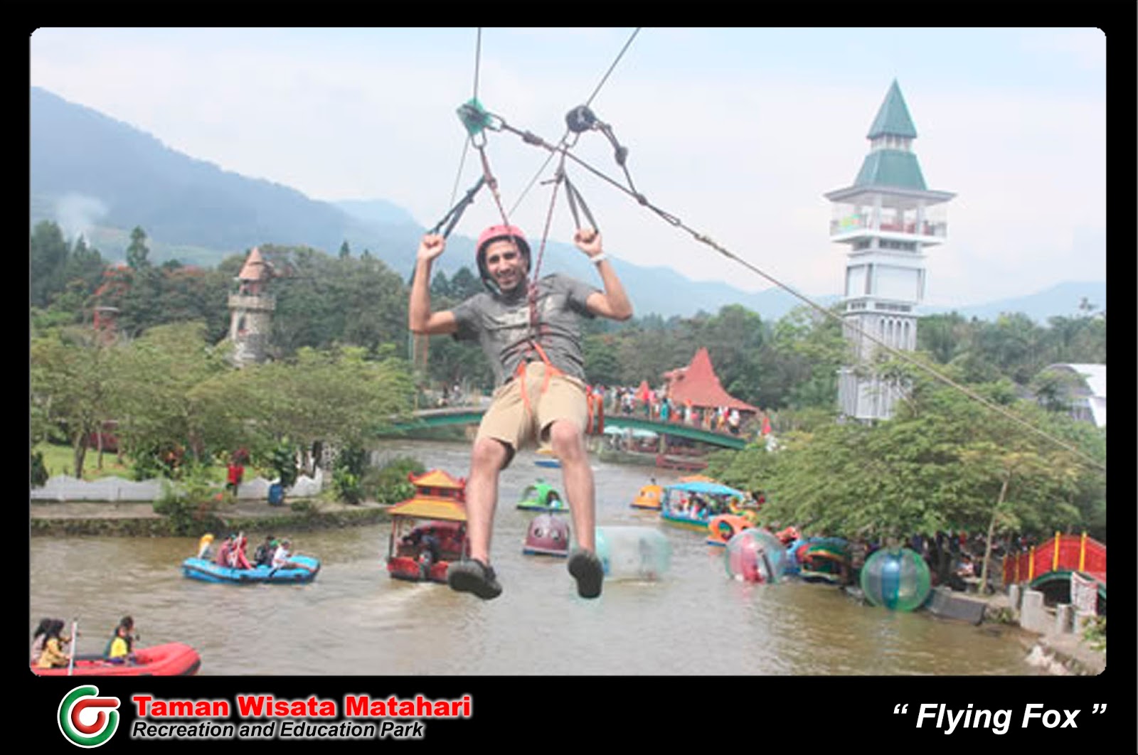 Wisata Puncak: Wahana Flying Fox