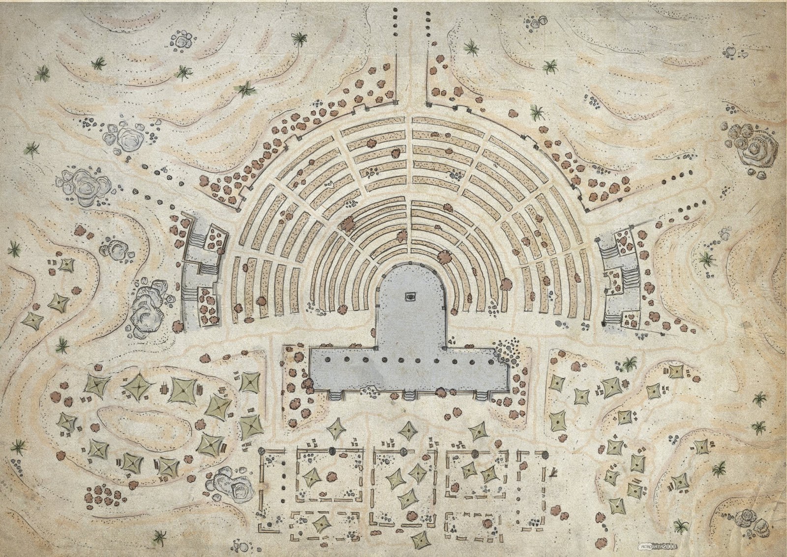 acrobata2000: Desert of Desolation: Badr Al-Mosak ruins