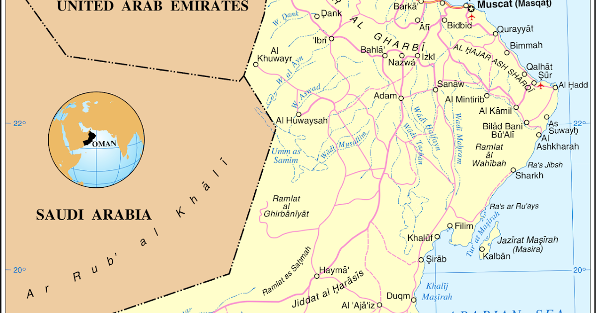 Oman Map
