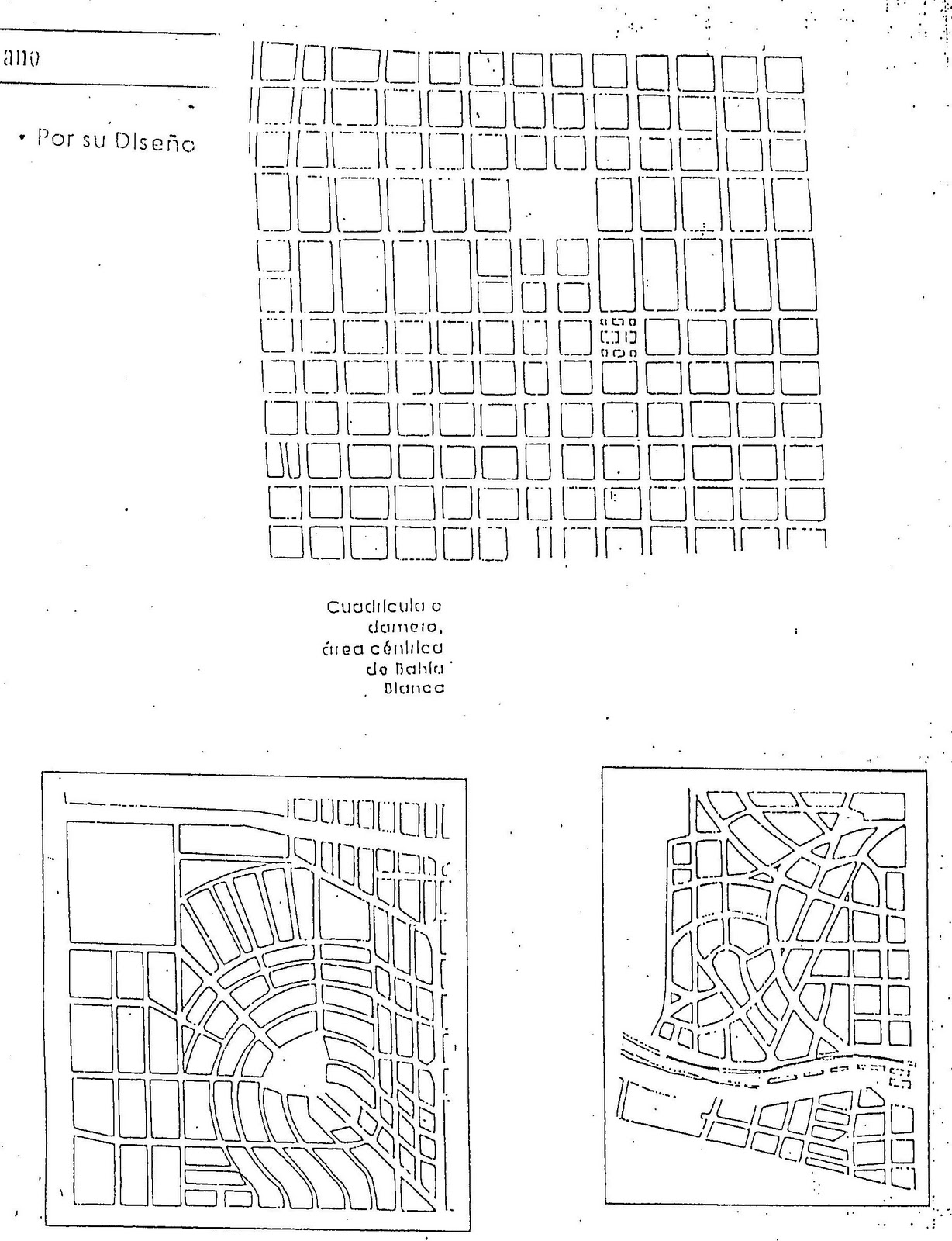 trabajos prácticos FP: Morfología de la ciudad. Diseño del plano.