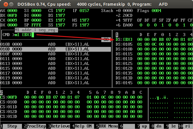 Tech Support: 8086 Assembly Debugging with AFD - Advance Full Screen Debug [PART 1 - BASIC]