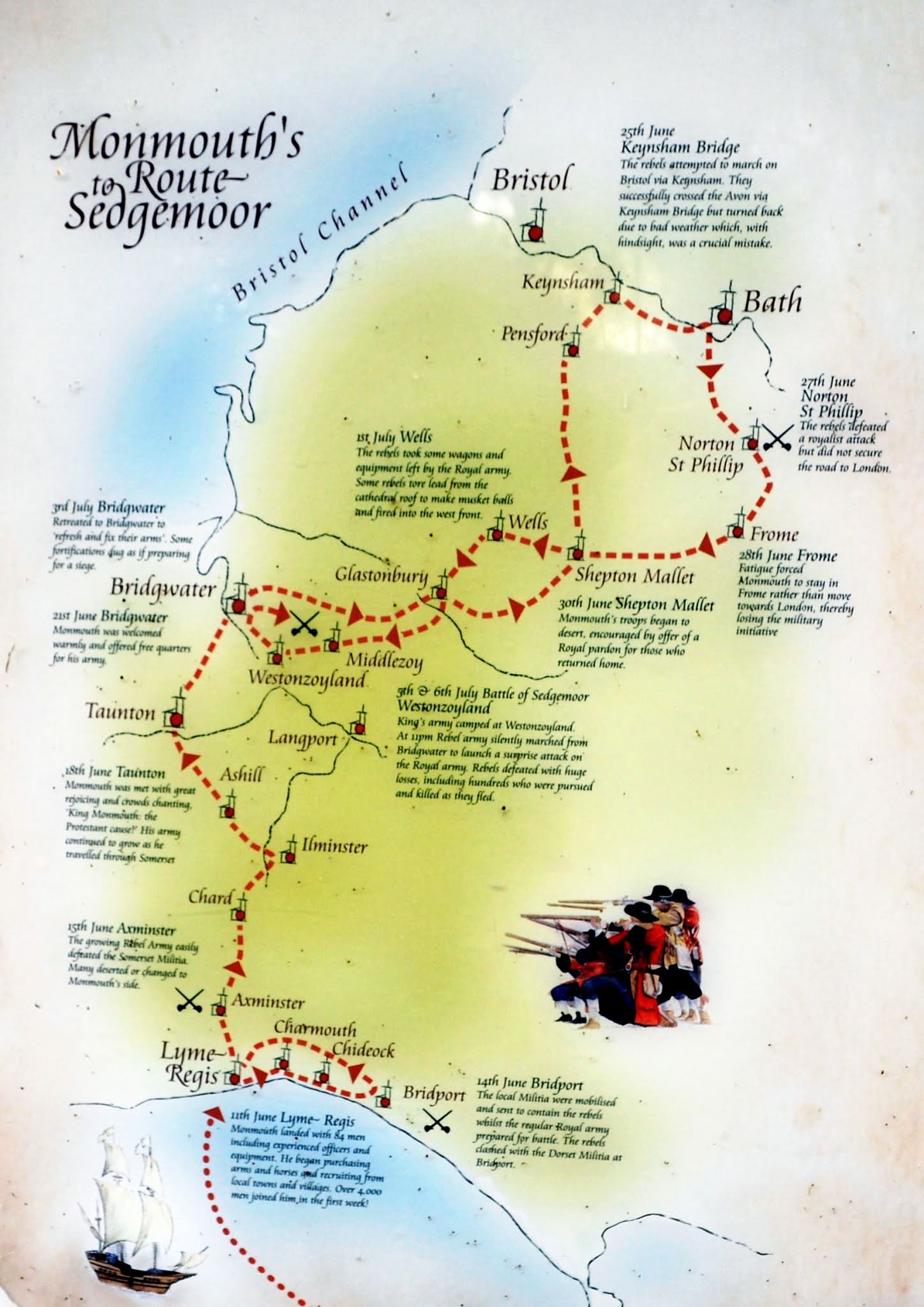 Walking the Battlefields: The Battle of Sedgemoor - 6 July 1685