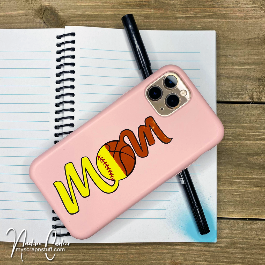 Customized Cell Phone Case with Vinyl ~ Nadine Carlier