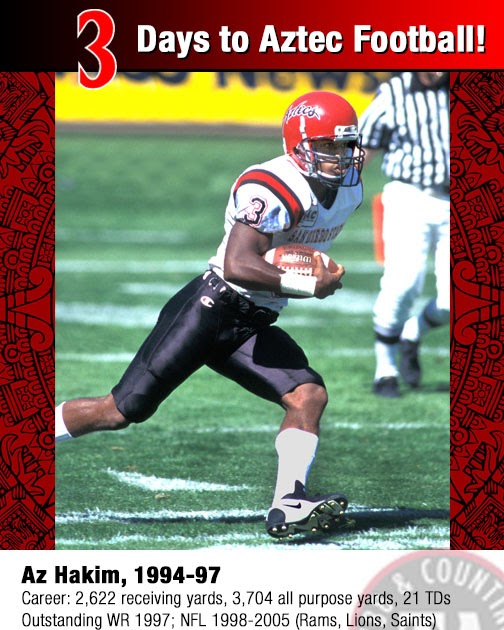 Go Aztecs!: Countdown to Aztec Football: 3 days!