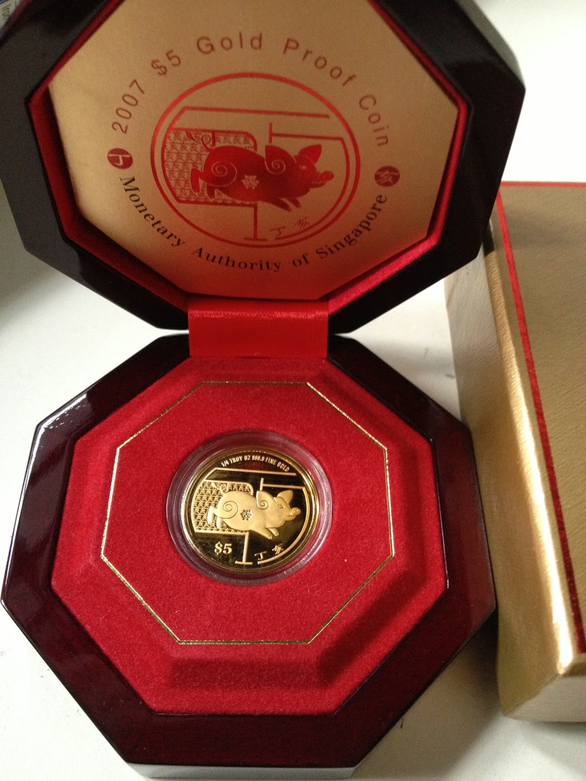 Coins Collection: SINGAPORE GOLD COINS