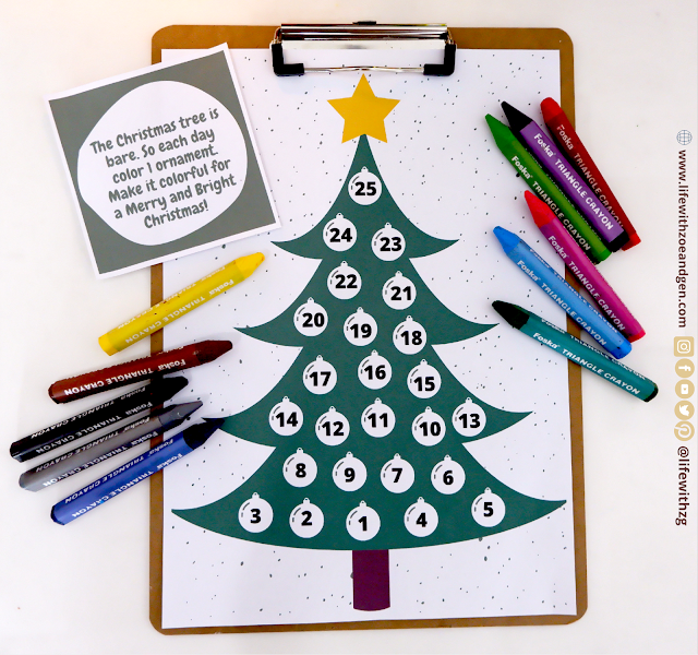 Christmas themed activities free printable for kids. l Life with ZG ...