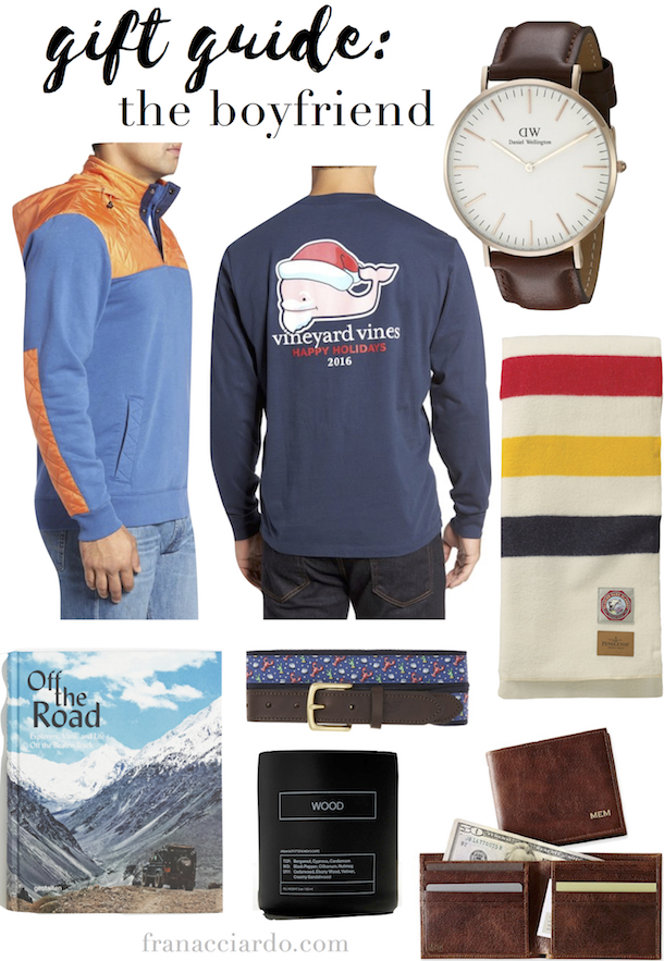 Gift Guide for Guys: Dad, Boyfriend, & Brother