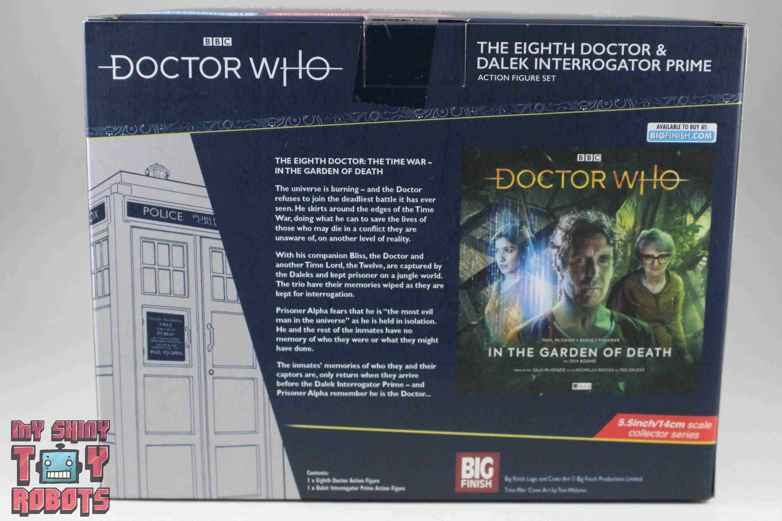 My Shiny Toy Robots: Toybox REVIEW: Doctor Who Eighth Doctor & Dalek ...