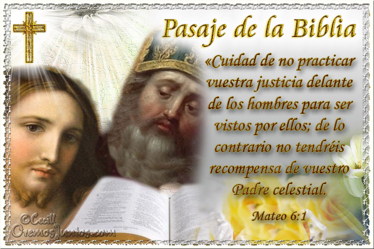 Vidas Santas: Santo Evangelio según san Mateo 6:1