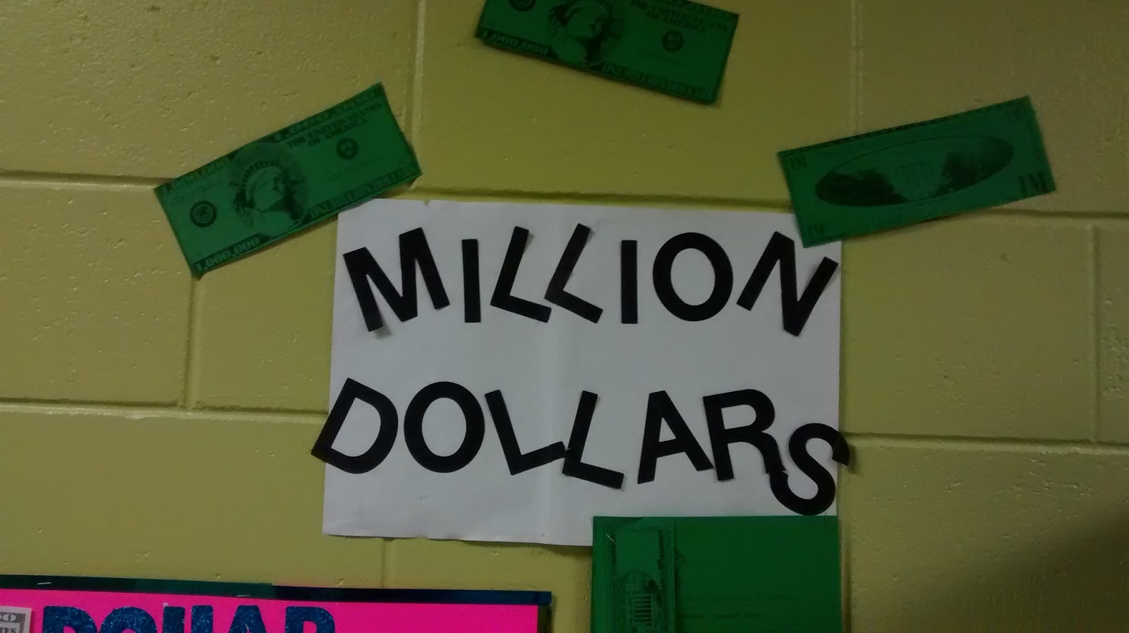 Mrs.Sanders 4th grade class: Million Dollar Project