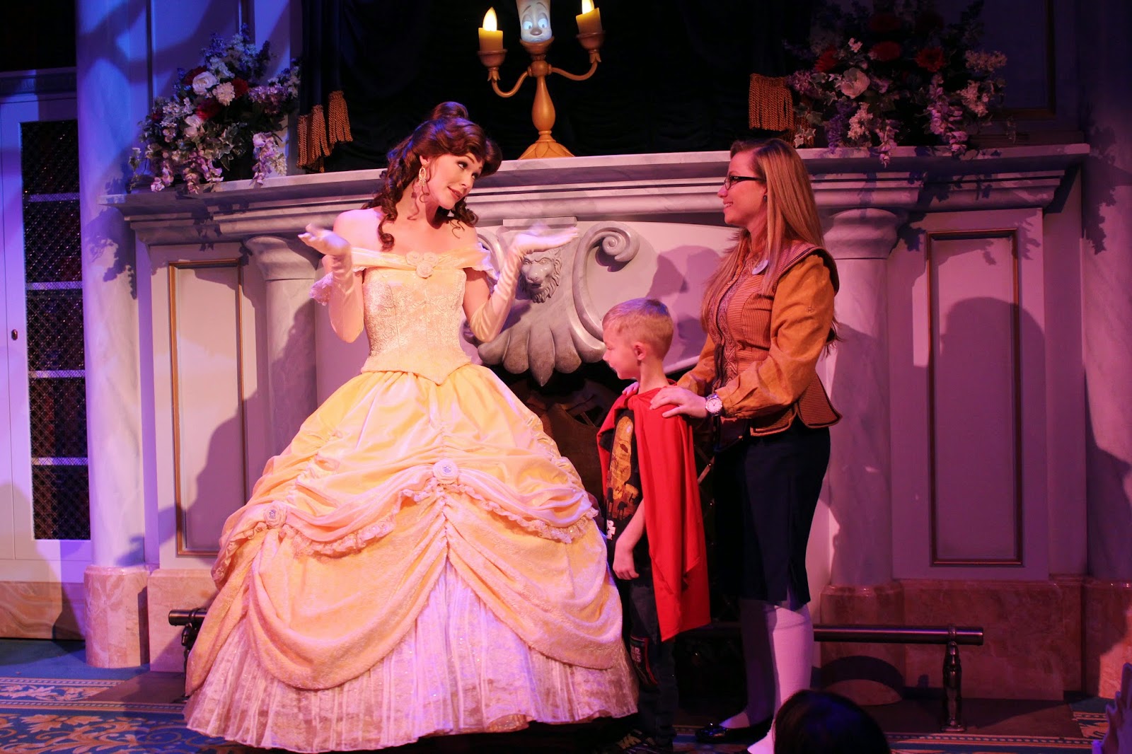 The Smerks: Disney 2014 - Magic Kingdom Friday - Storytime with Belle