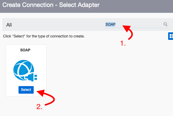 Step 3 Search For Soap And Select Soap Adapter 4140