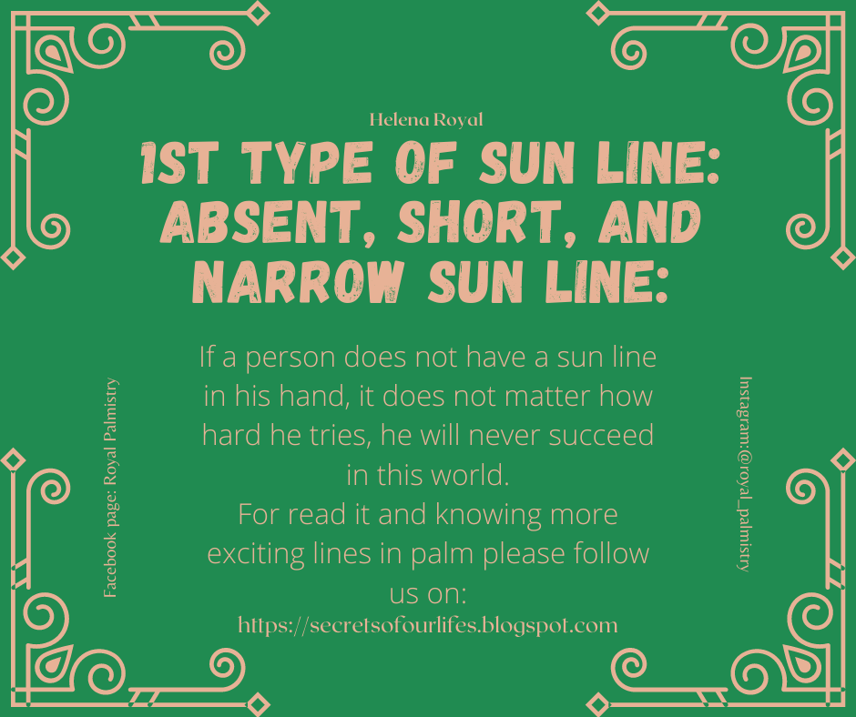 Quick Guide of Sun Line in palmistry: 12 Lines of Fame, Wealth, and ...