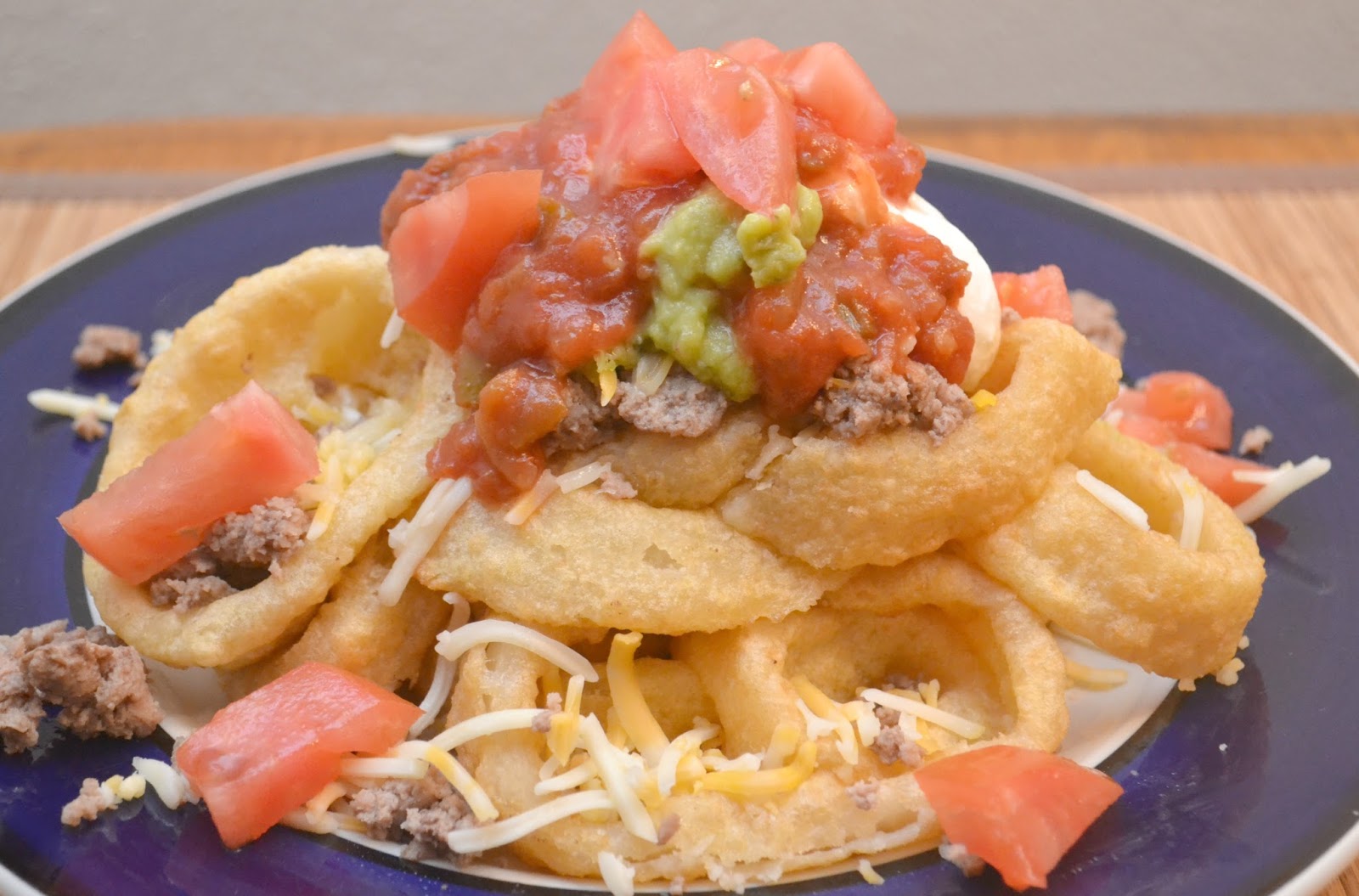 Onion Ring Tower Nachos Supreme - Building Our Story