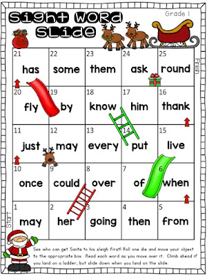 My First Grade Zoo: Sight Word Slide