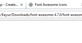 Font awesome icons in Bootstrap