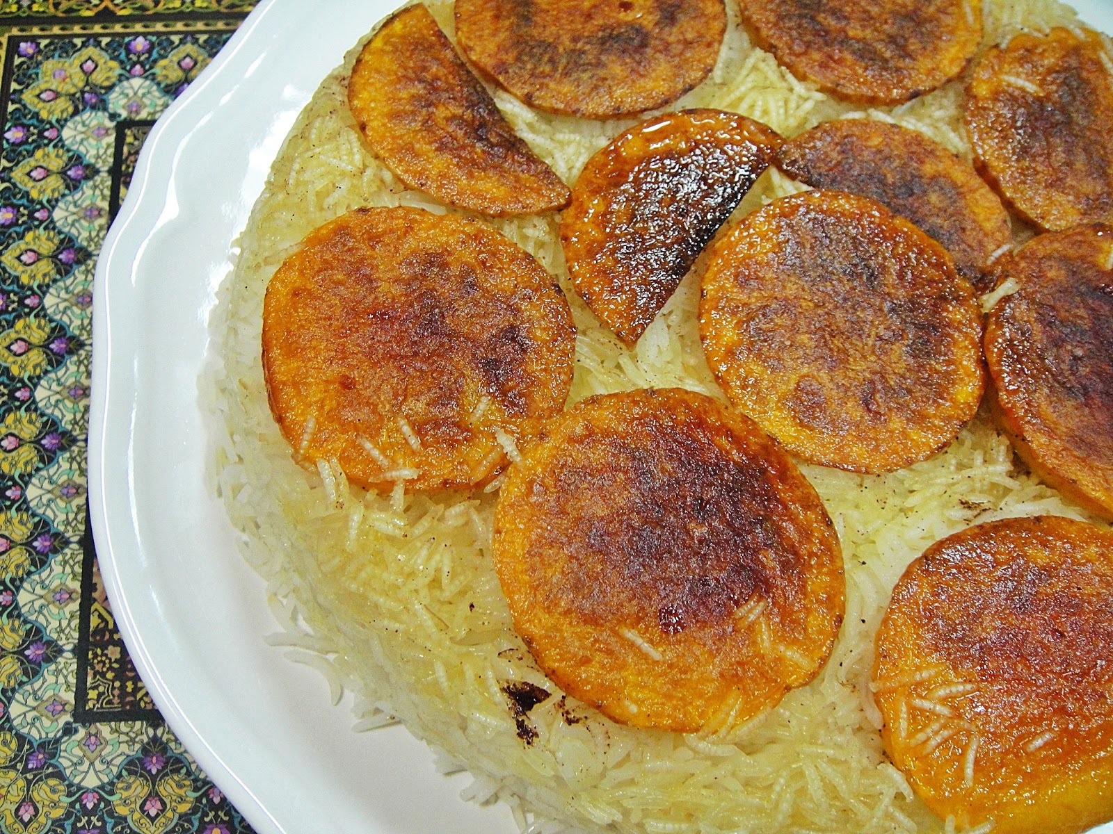 Maryam's Culinary Wonders: 986. Crusty Pumpkin Rice