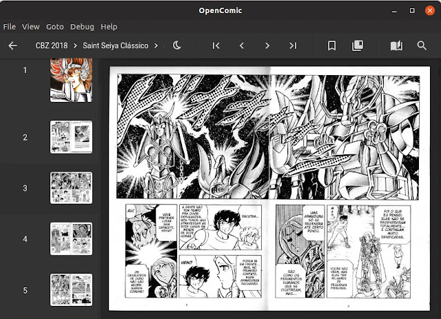 Instale o OpenComic, leitor de Mangás e HQ's em seu computador - Diolinux