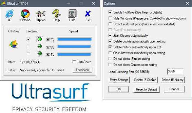 Download Ultrasurf 19.01 for Windows | Tool spots