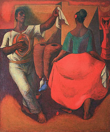 SIETE JERINGAS: ÁNGEL CHÁVEZ : MAESTRO DE LA PINTURA PERUANA