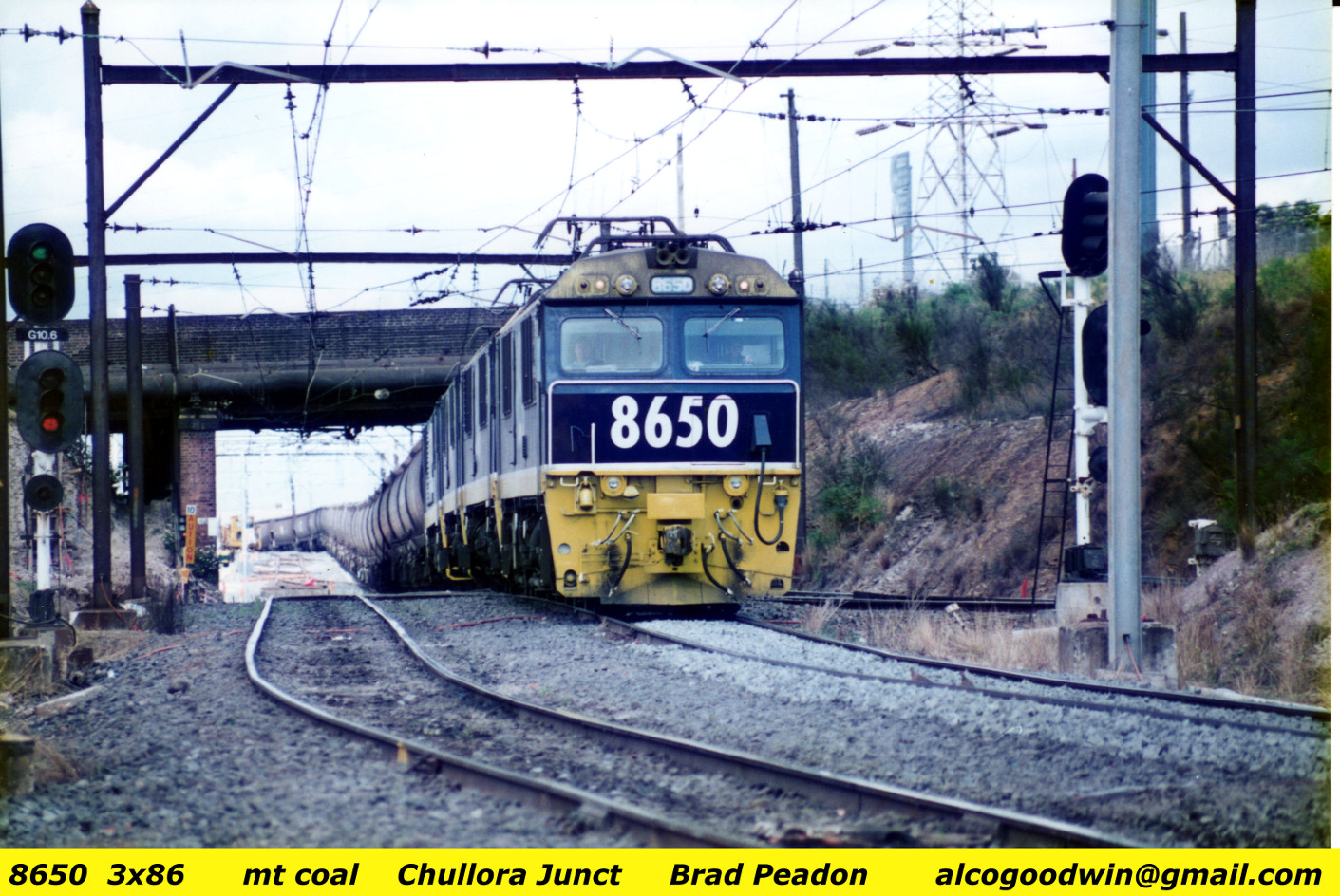 Random Bollocks From A Semi-Retired Foamer!: NSW 86 CLASS LOCOMOTIVE