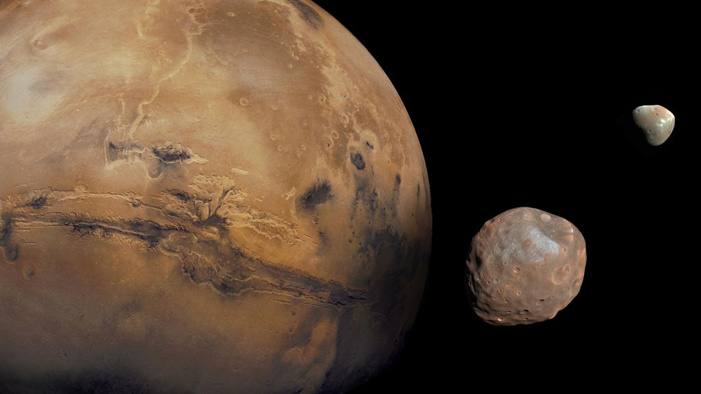 Menilik Proses Terbentuknya Bulan-bulan Mars - Info Astronomy