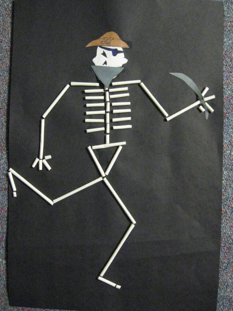 ABC School Art: Straw Skeletons - (3rd)