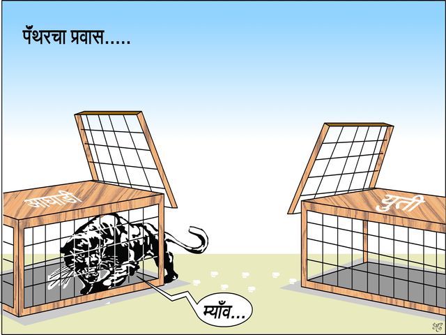 marathi vyangchitra: सारं सारं काही समष्टीसाठी....