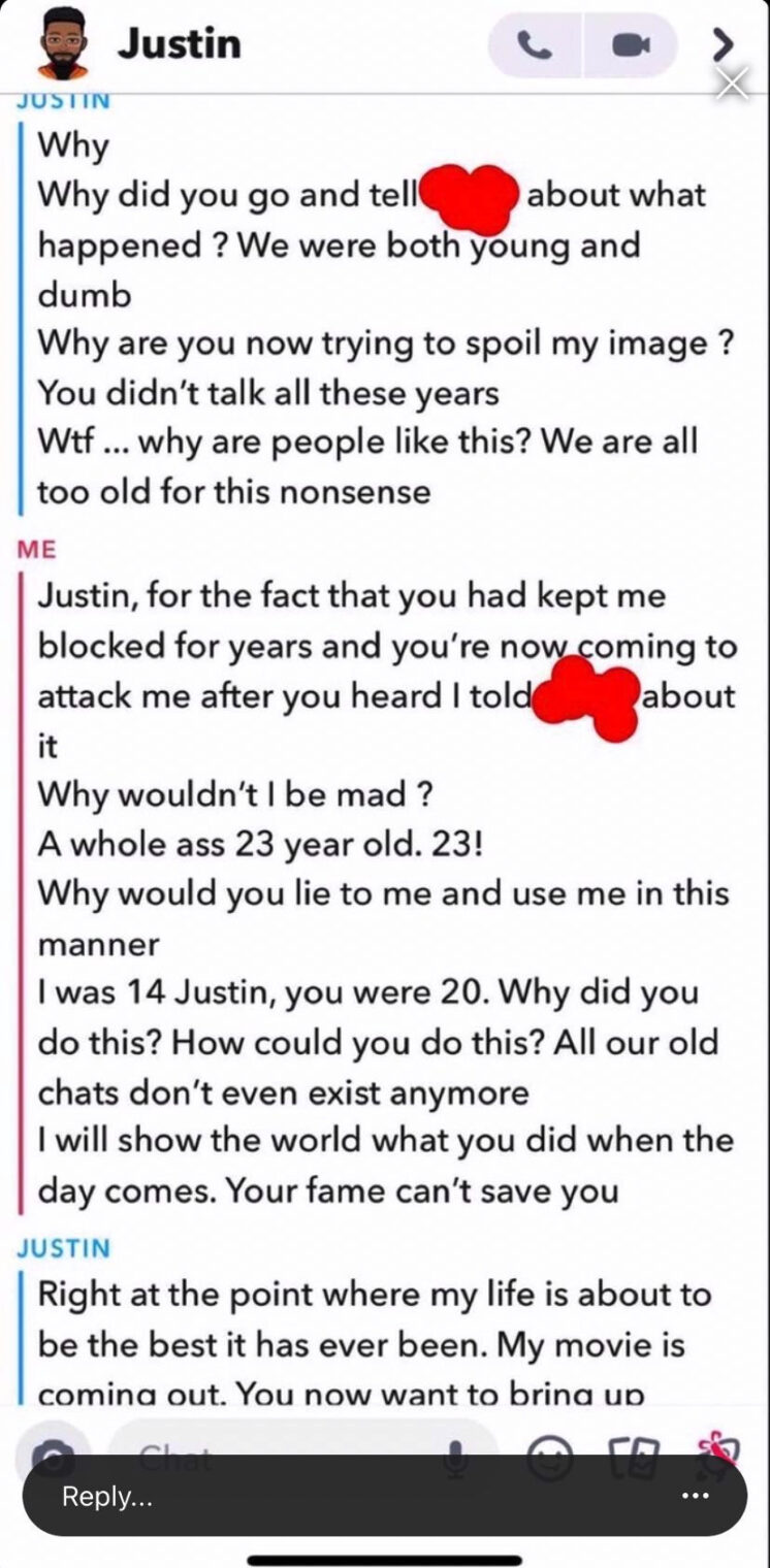 She disclosed that she got to know his real age after she saw a video ...