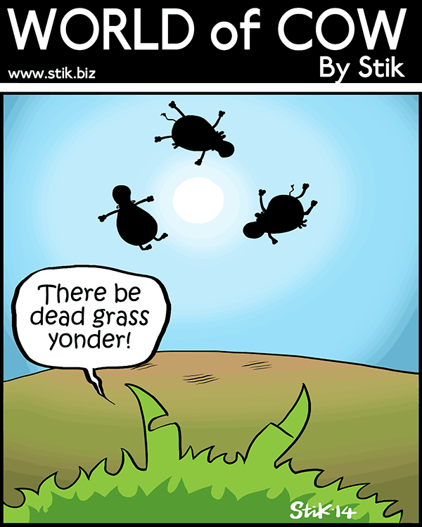 The Cartoonist known as StiK: World of Cow on a MooNday