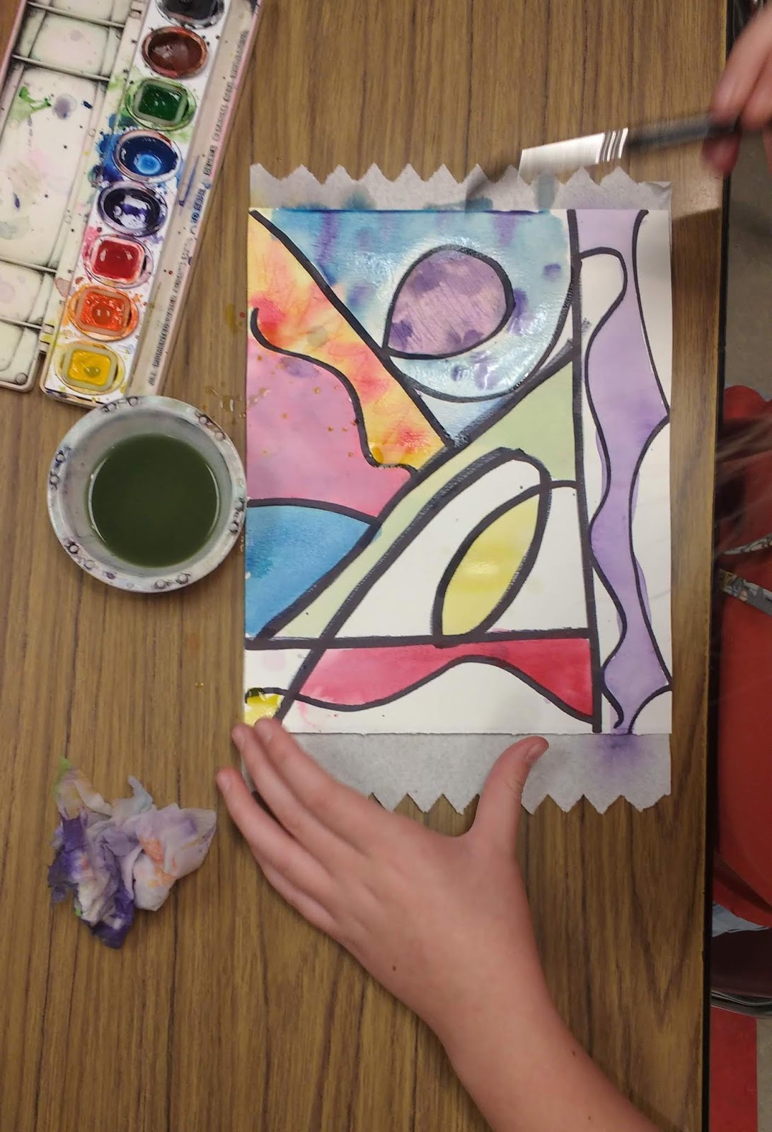 Art in the Middle...school: Non-Figurative Artwork vs. Abstract Artwork