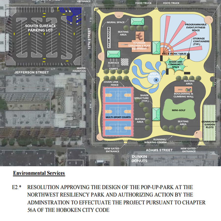 4-acre pop-up park design approval TONIGHT!