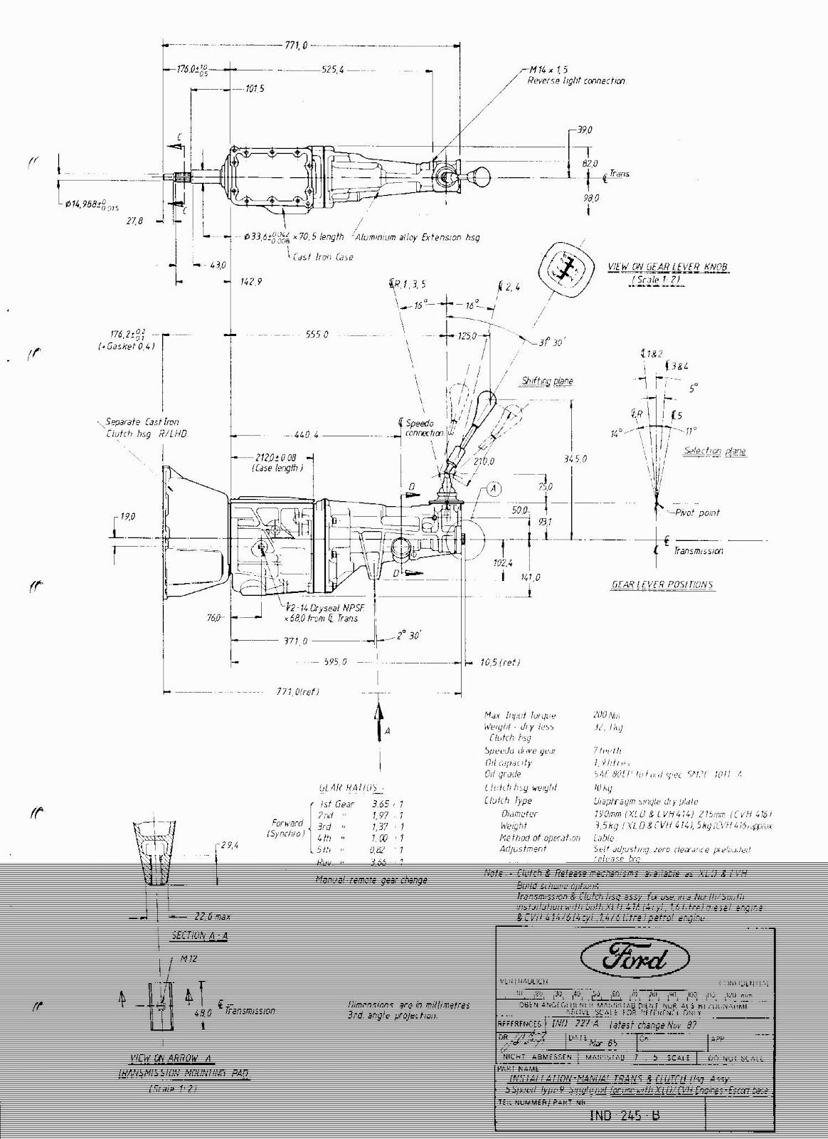 Jacob: Ford gearbox type 9 (T9)