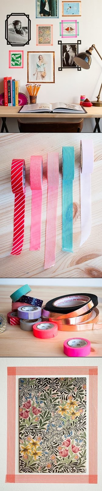 DIY IYD IDY DYI YDI: TAPE PICTURES FRAME