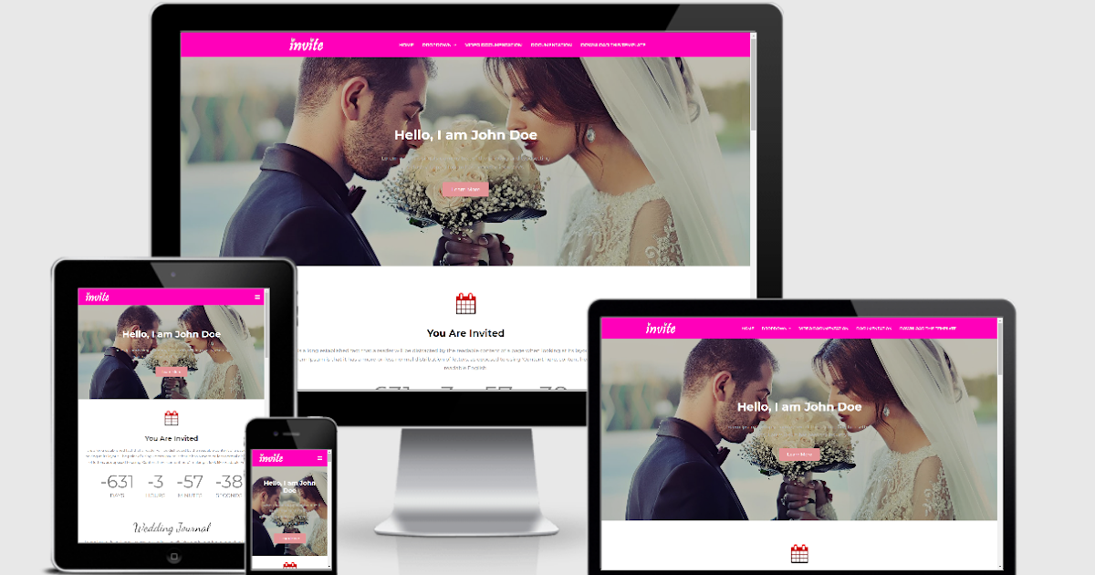 Invite Blogger Template Free Download - HowToGyaan