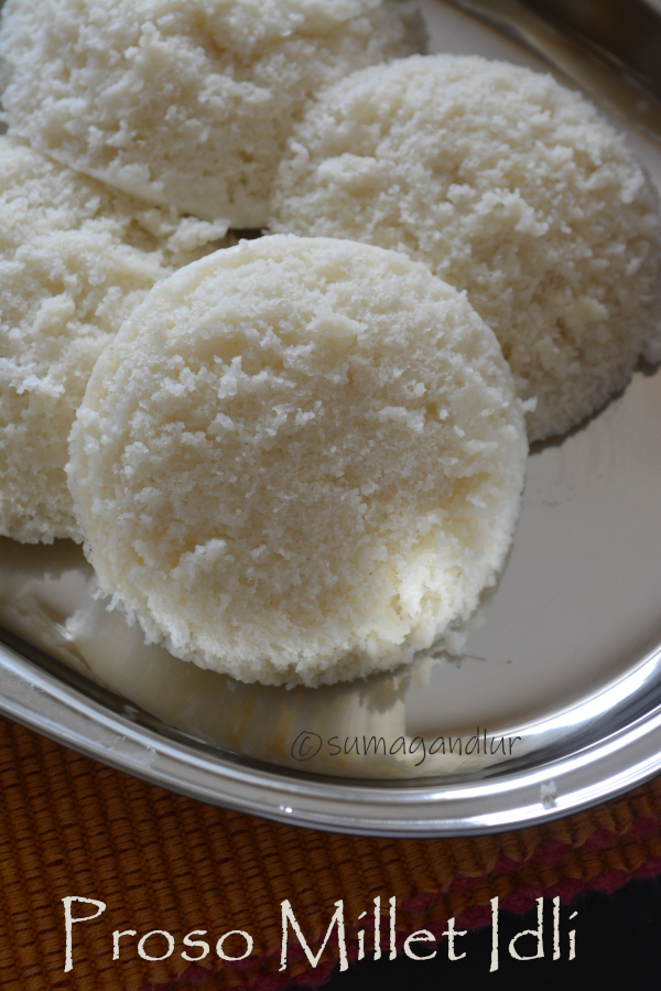 Veggie Platter: Idli Platter ~ Proso Millet Idli