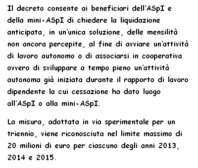 Mini ASPI, indennità di disoccupazione. Requisiti, importi | Eco del ...